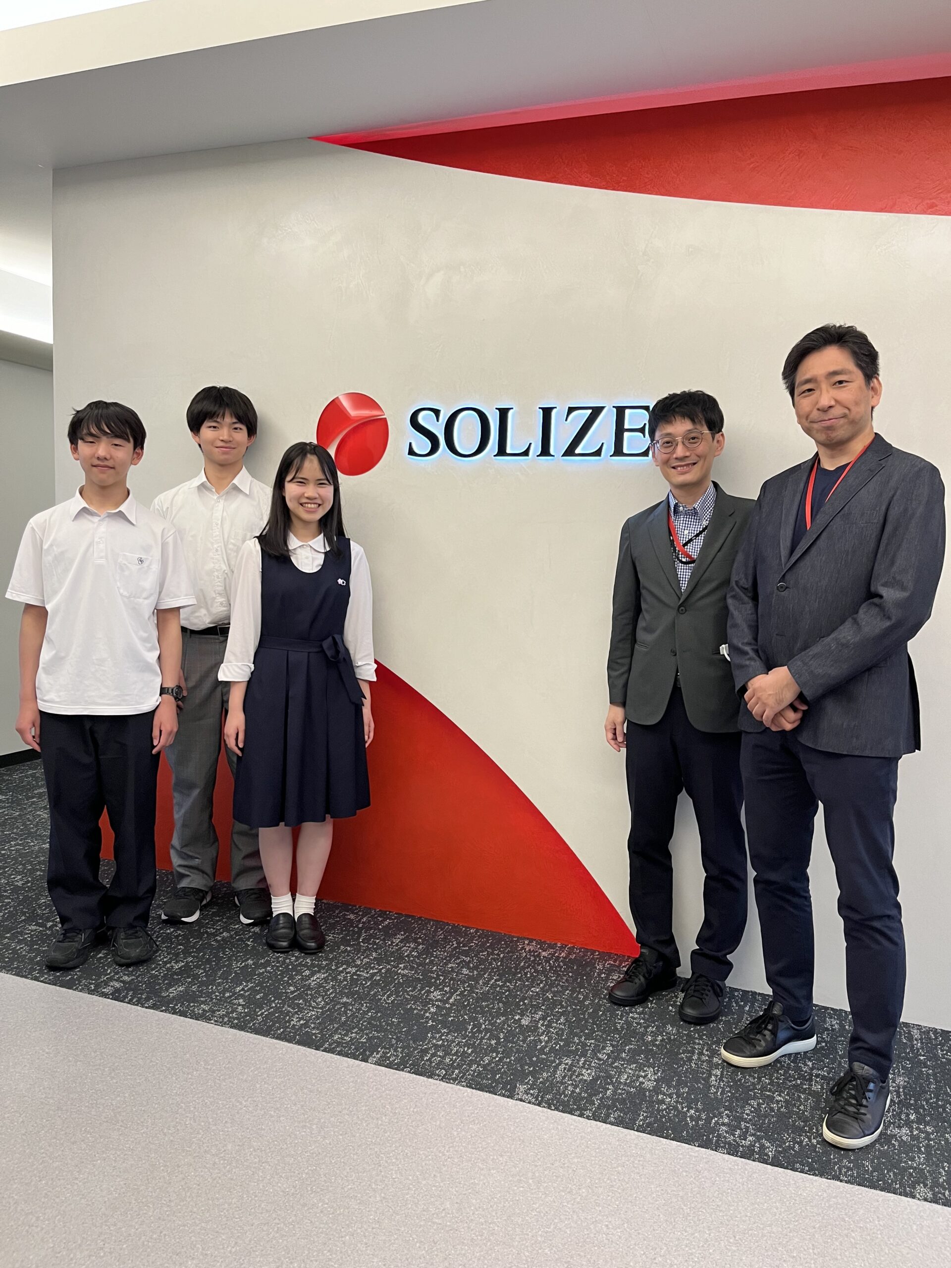 SOLIZE株式会社様に活動報告に伺いました！ - SAZANKA Robotics